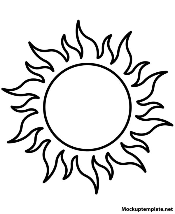 Free Printable Sun Templates ( 24+ )