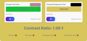 Color Contrast Checker