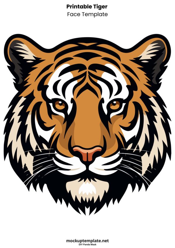6+ Best Free Printable Tiger Mask Template
