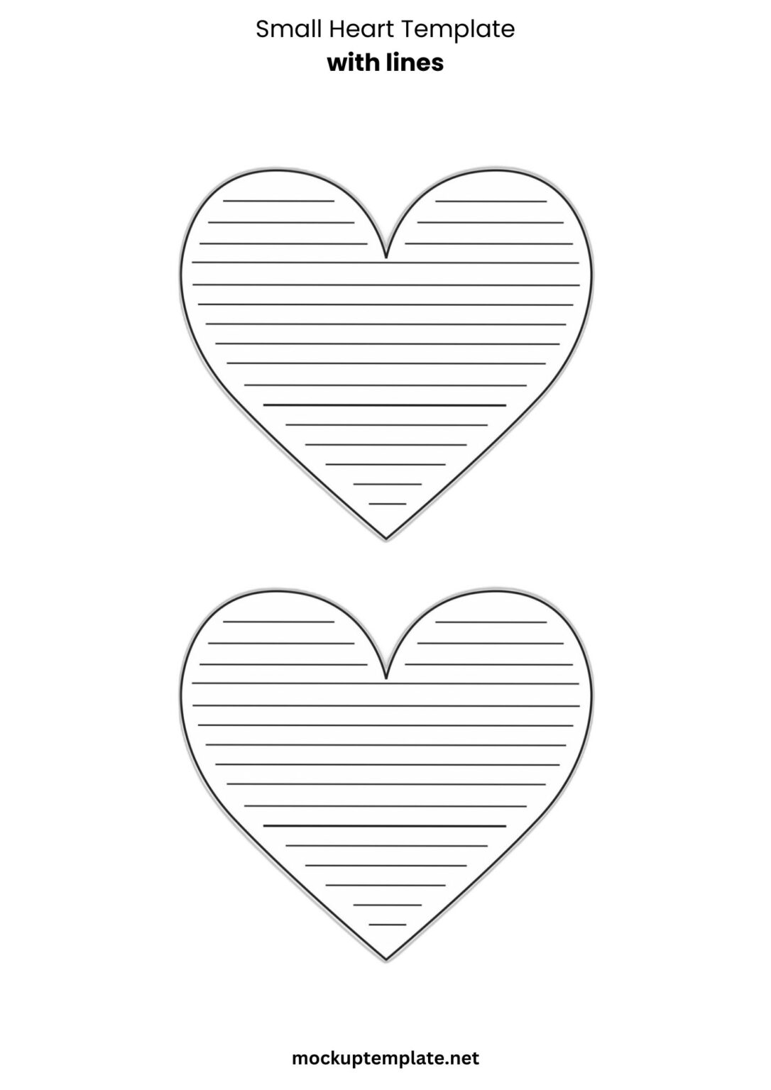 30+ Best Free Printable Heart Templates (PDF)