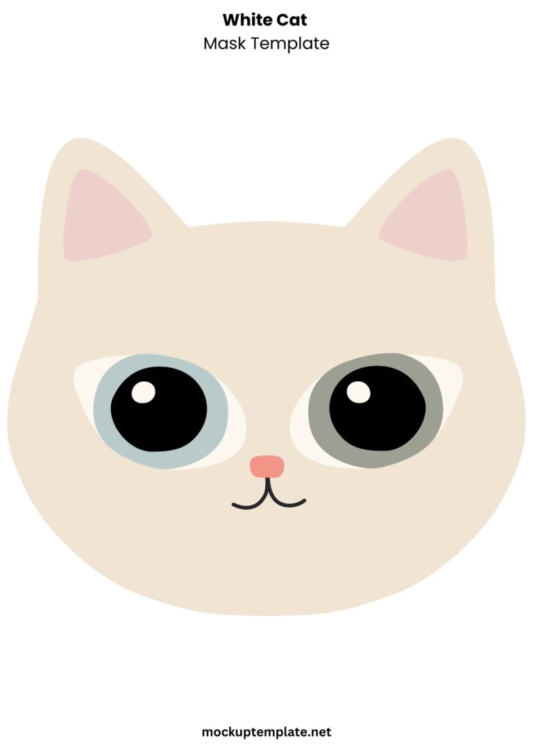Best 11+ Printable Cat Mask Templates ( PDF )