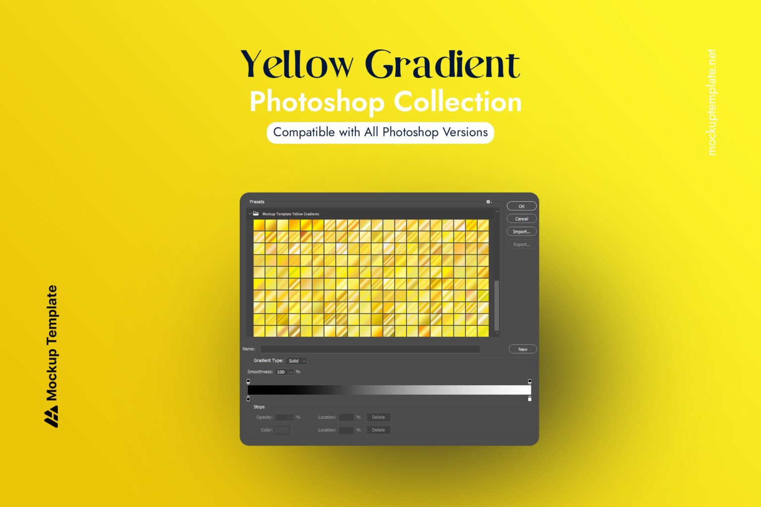 200 Yellow Gradient Photoshop (FREE)