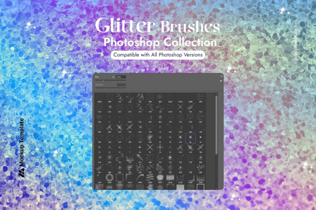 200+ Glitter Brush Photoshop (FREE)