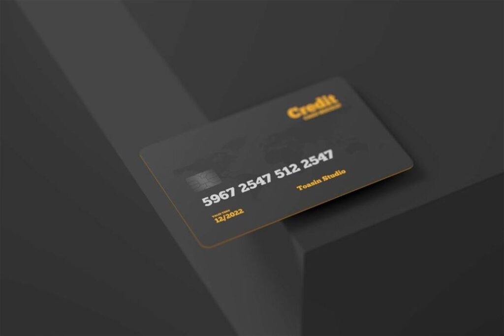 4 Showcases of Credit Card Mockup