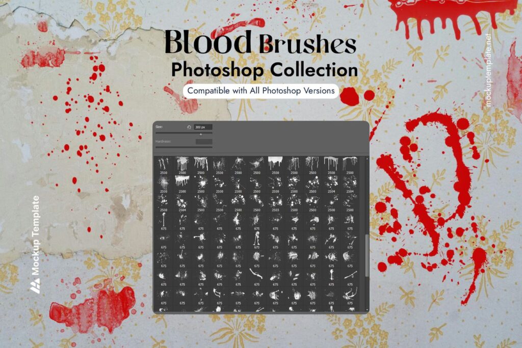 200+ Blood Brush Photoshop (FREE)