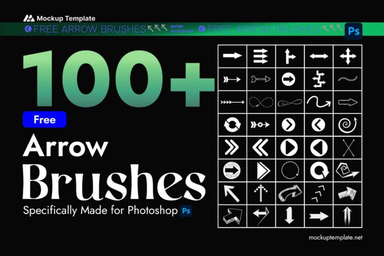 100+ Arrow Brushes Photoshop (FREE)